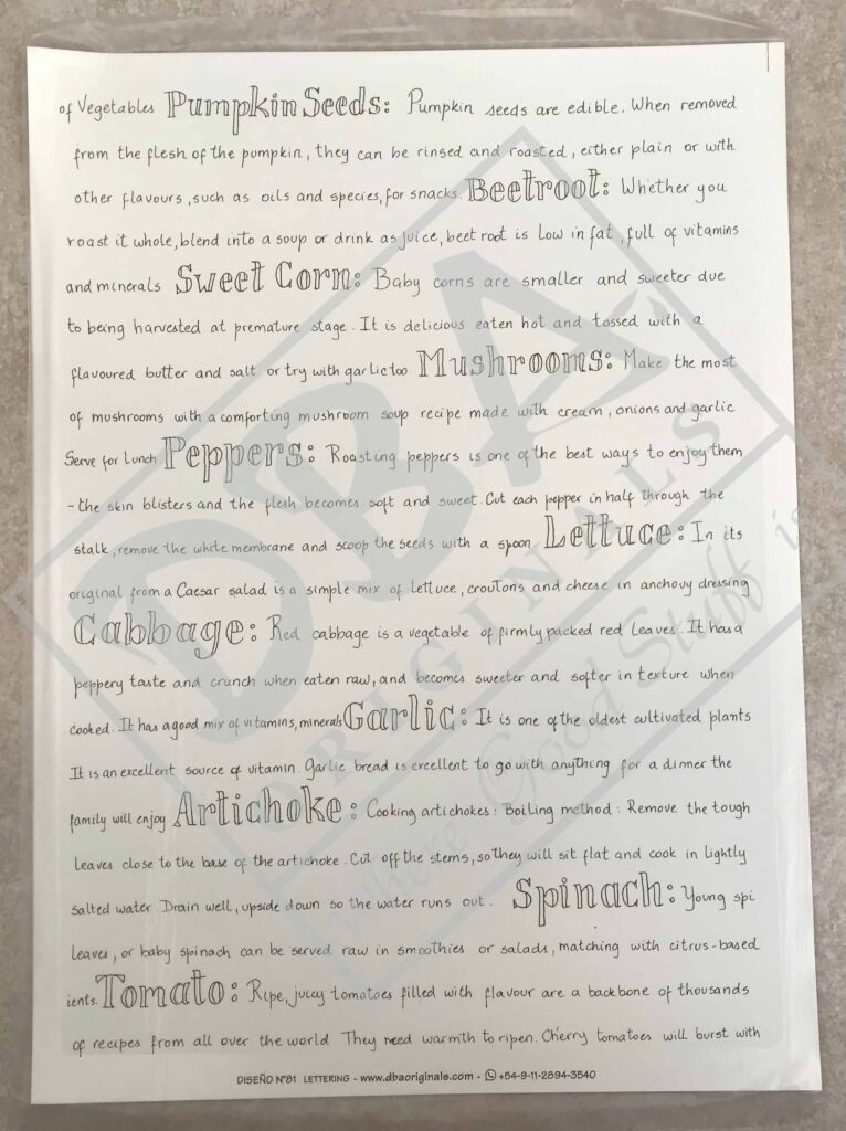 CP81 Lettering – DBA Originals