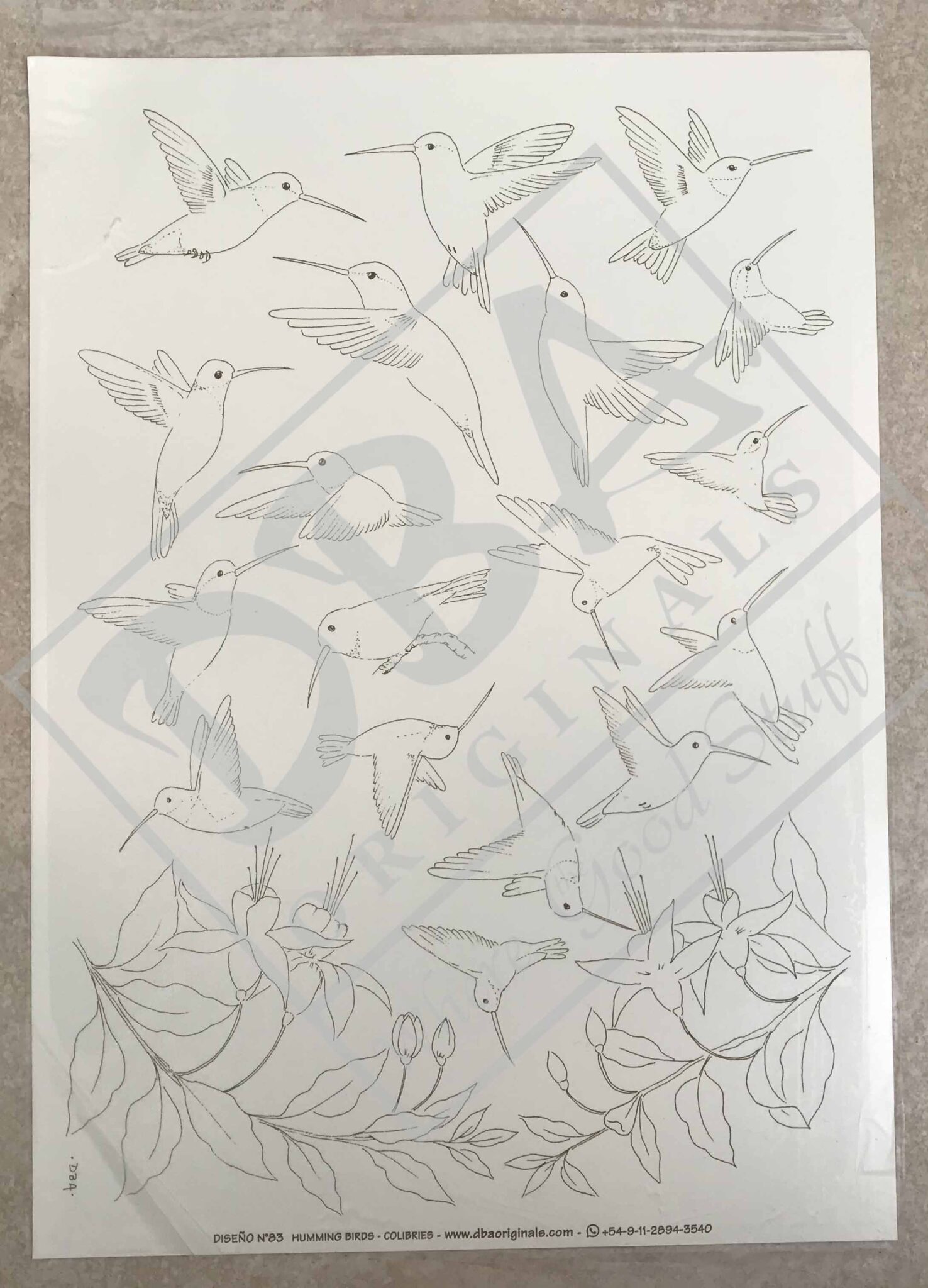 CP83 Humming Birds (Colibries) – DBA Originals